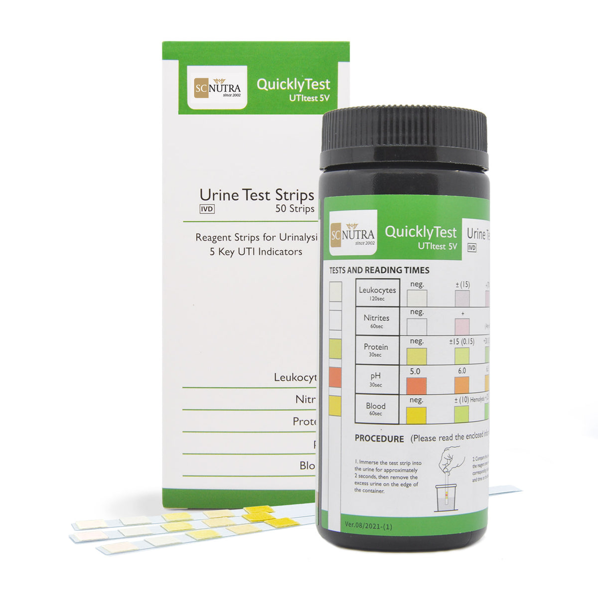 Urine Test Strips - Quickly Test UTITest 5V – SC Nutra