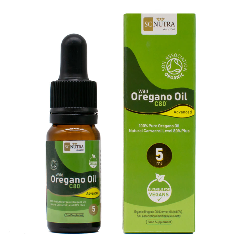 Organic Wild Oregano Oil C80 Advanced (Undiluted) 5ml – SC Nutra (Sweet ...