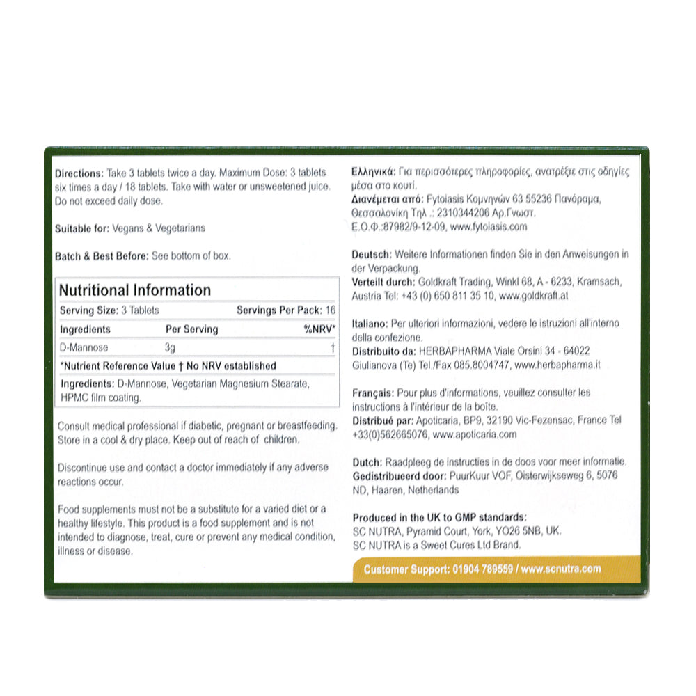 Waterfall D-Mannose Tablets 1000mg | Highest Purity Birch D-Mannose ...