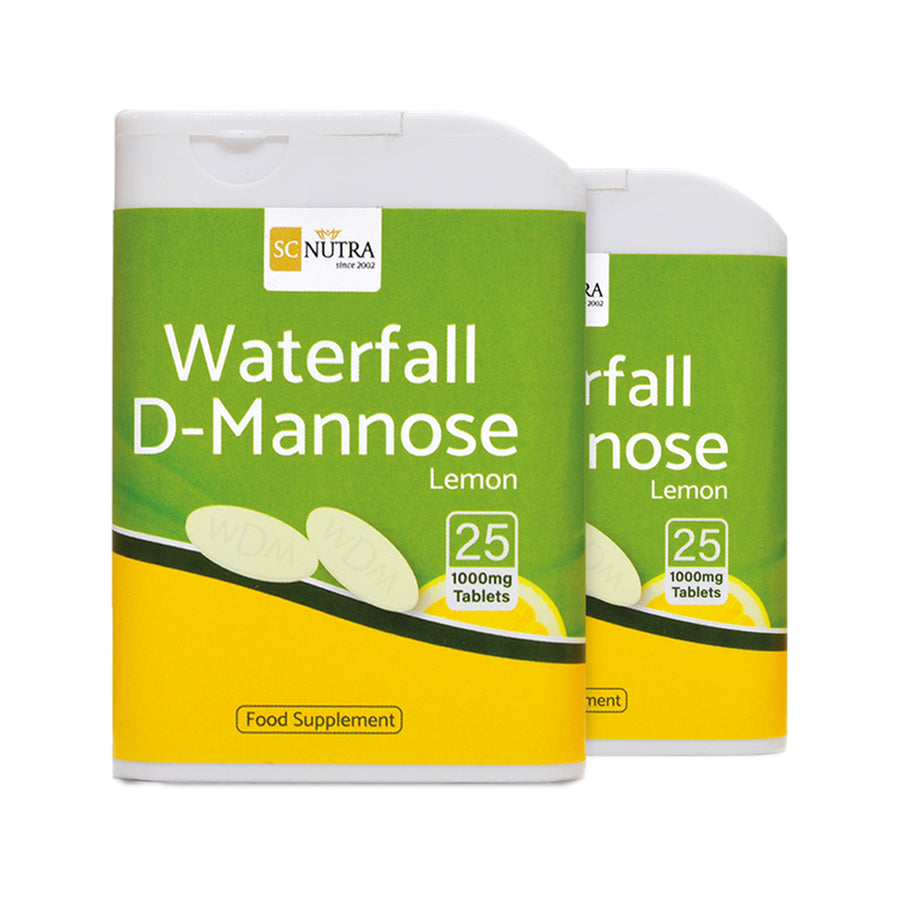 Waterfall D-Mannose Lemon Chewable Tablets – SC Nutra